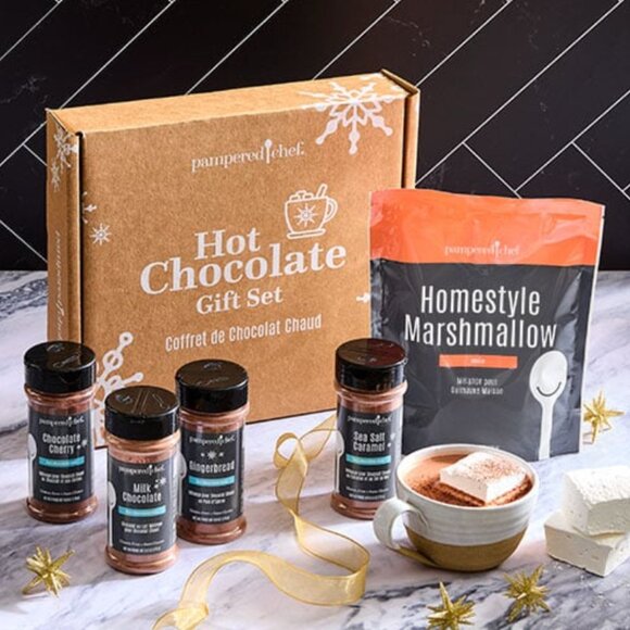 Pampered Chef | Kitchen | New Pampered Chef Hot Chocolate Gift Set ...